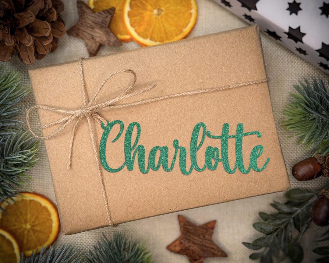 Personalised Christmas Gift Tag, Name Gift Tag, Place Name Tag ...