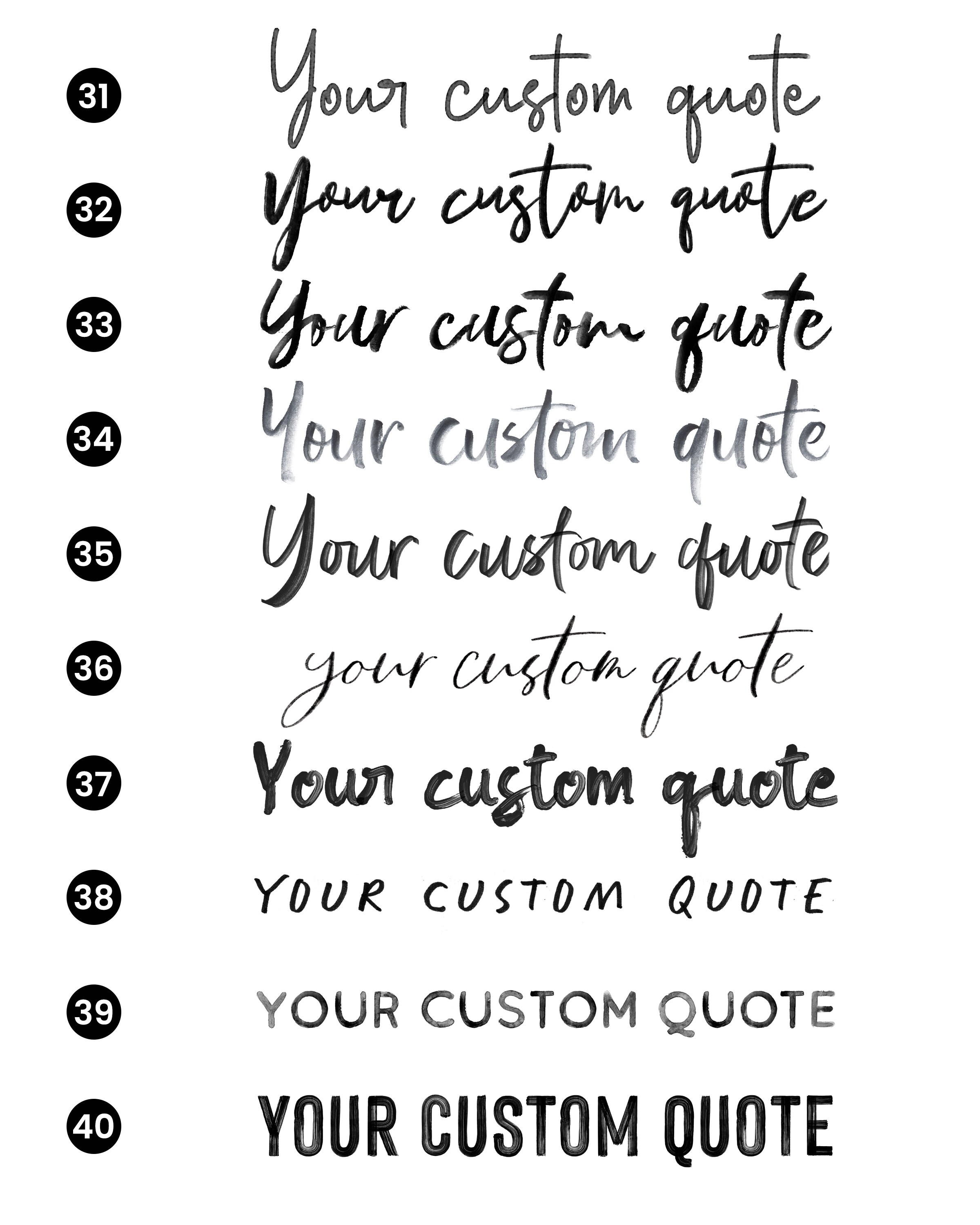 Custom Quote Print Custom Text Print Custom Quote Quote | Etsy