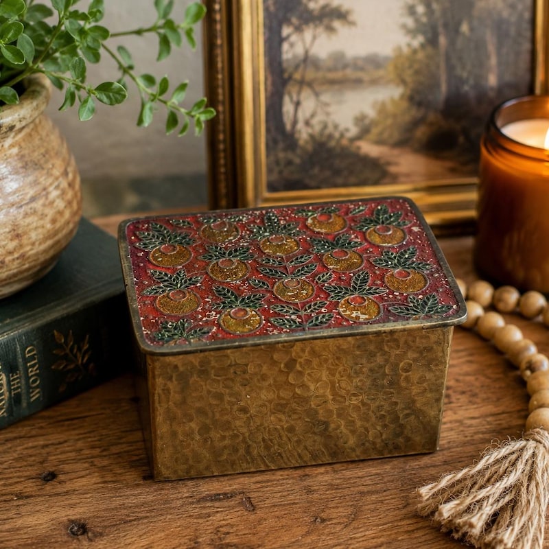 Brass Trinket Box Small - Etsy