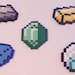 Minecraft Ores/ingots Perler Beads/ Minecraft Diamonds/ Minecraft ...