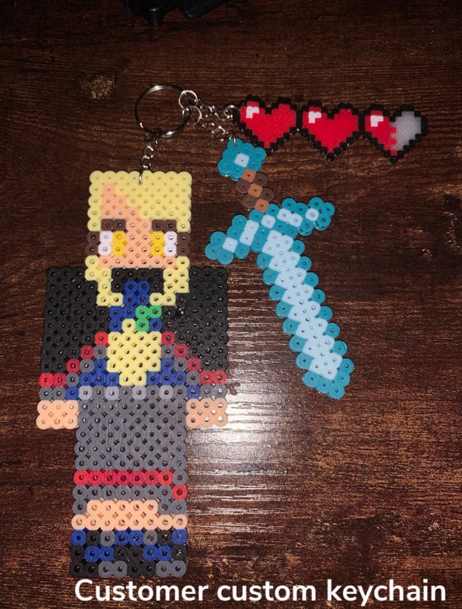 Custom Minecraft Skins Perler Beads - Etsy