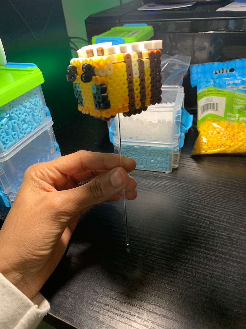 3D Minecraft Bees Perler Beads Made to Order read - Etsy UK