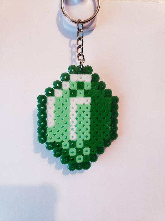 Minecraft Emerald Perler Beads