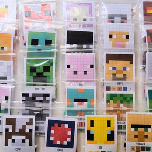 Minecraft Perler Bead DIY Kits | Minecraft DIY Party Favors | Minecraft ...