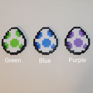 Yoshi Perler Beads | Yoshi 8-bit | Yoshi Egg | 8-bit Gifts | Gamer ...