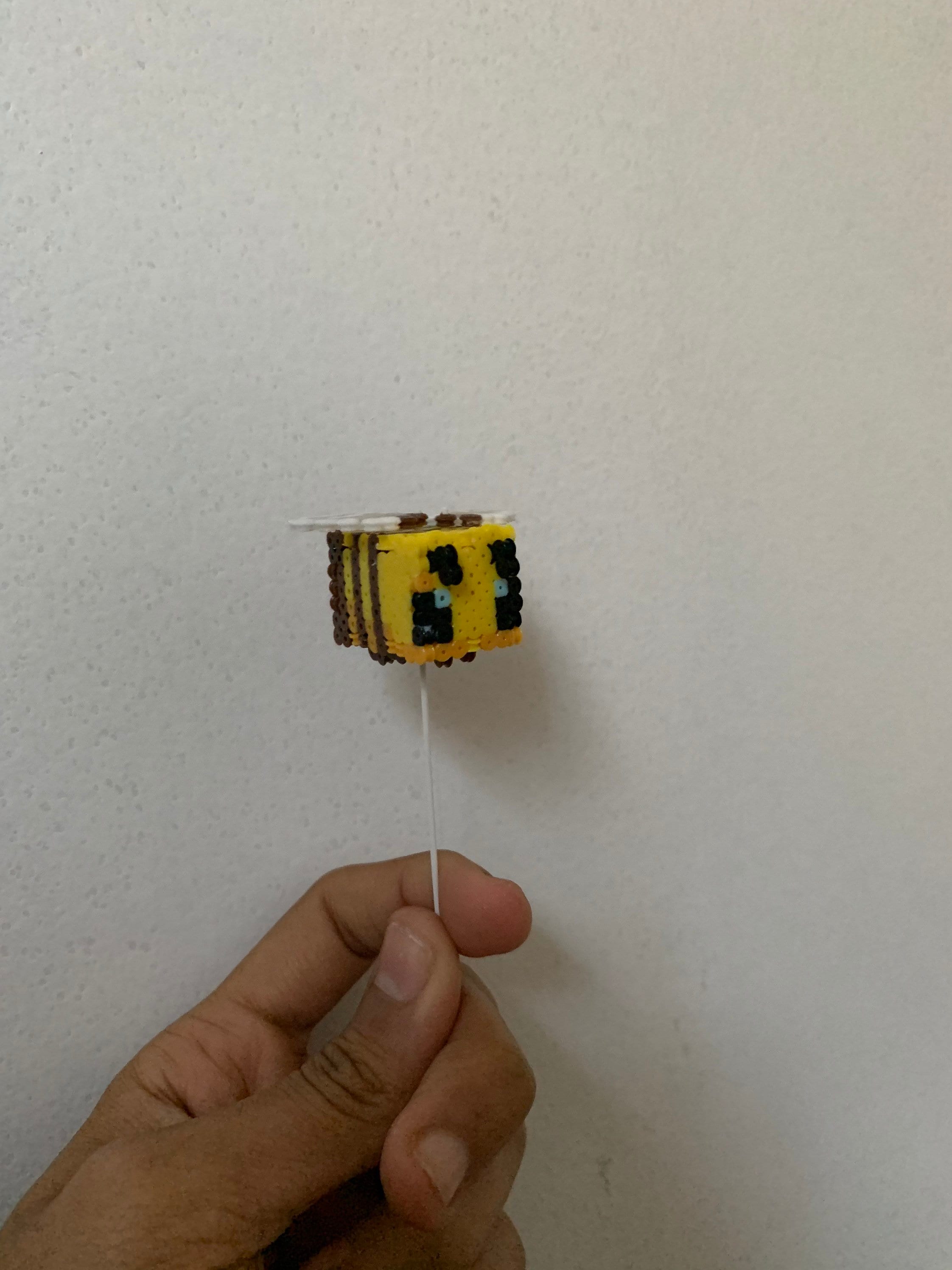 3D Minecraft Bees Perler Beads Made to Order Read | Etsy