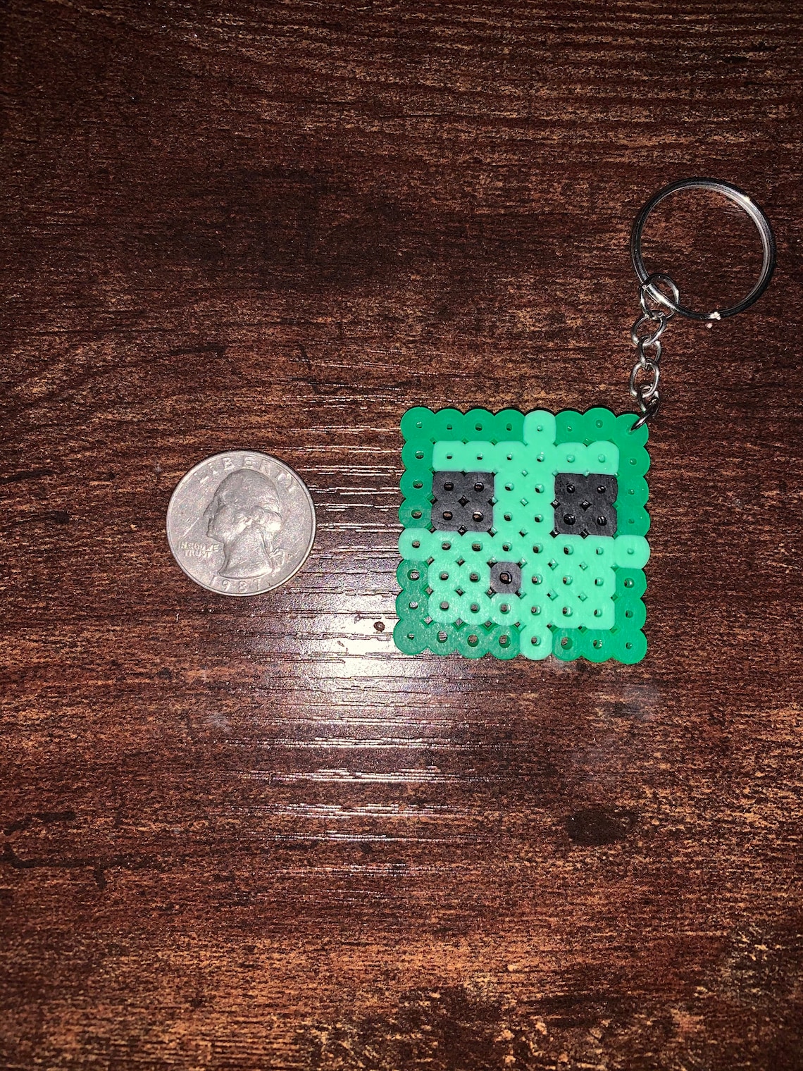 NEW Minecraft Mob Head Keychains Perler Beads/minecraft Party - Etsy