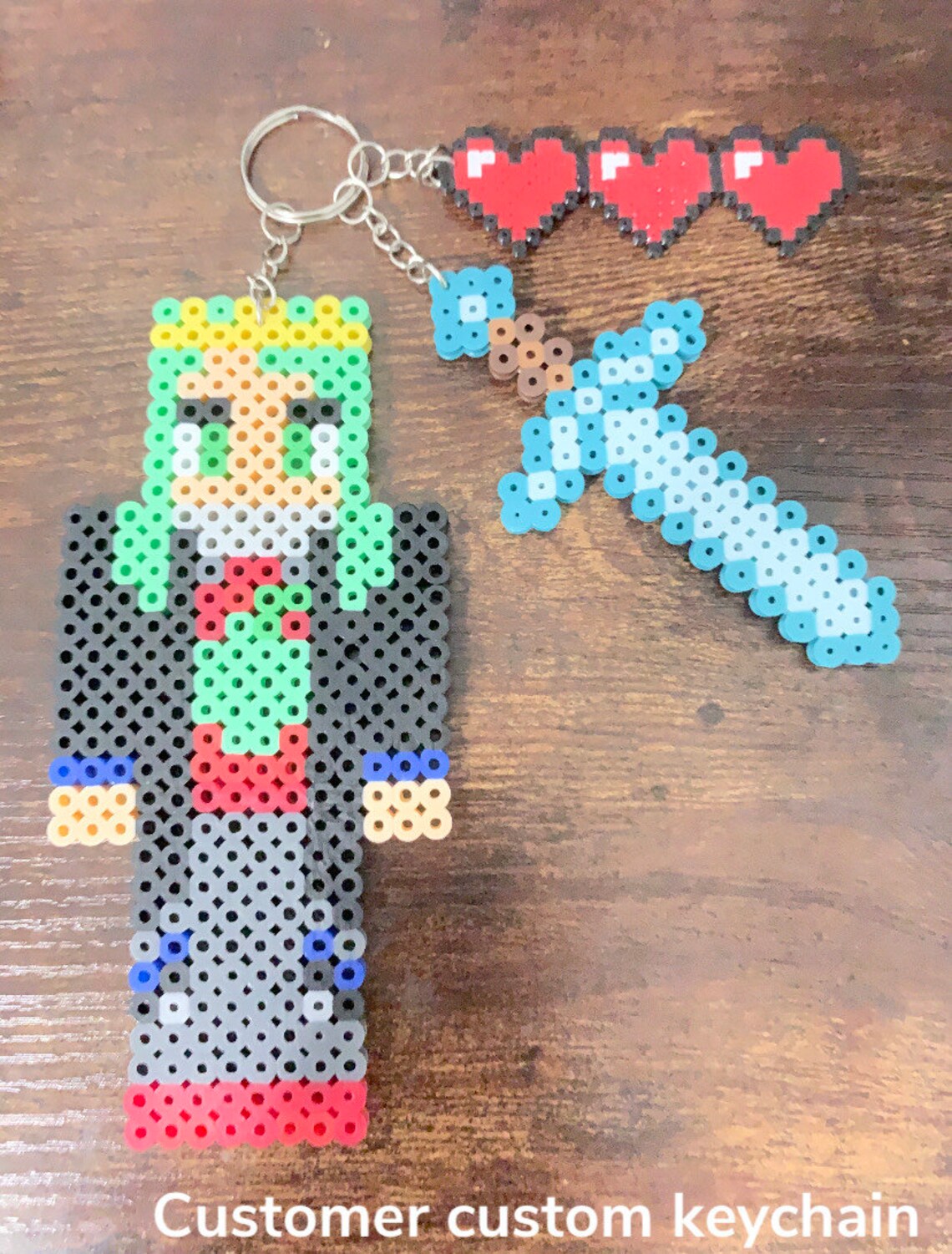 Custom Minecraft Skins Perler Beads - Etsy