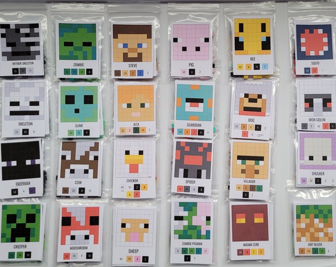Minecraft perler - Etsy