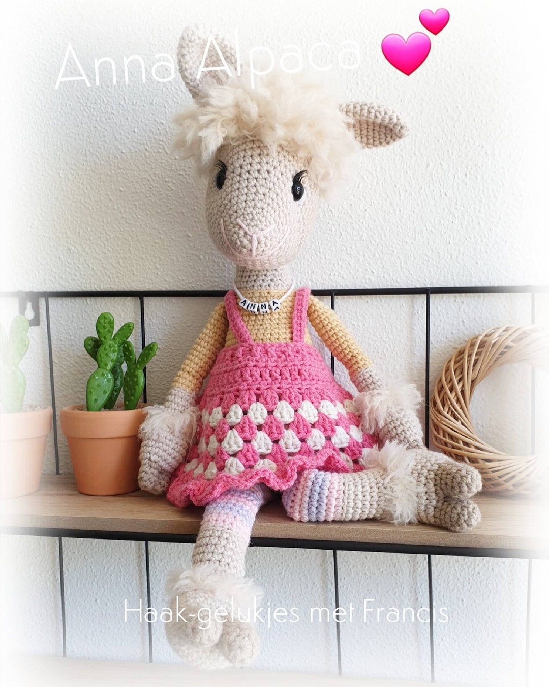 Anna Alpaca, Crochet Pattern, Amigurumi Alpaca Pattern, Crochet Pattern ...