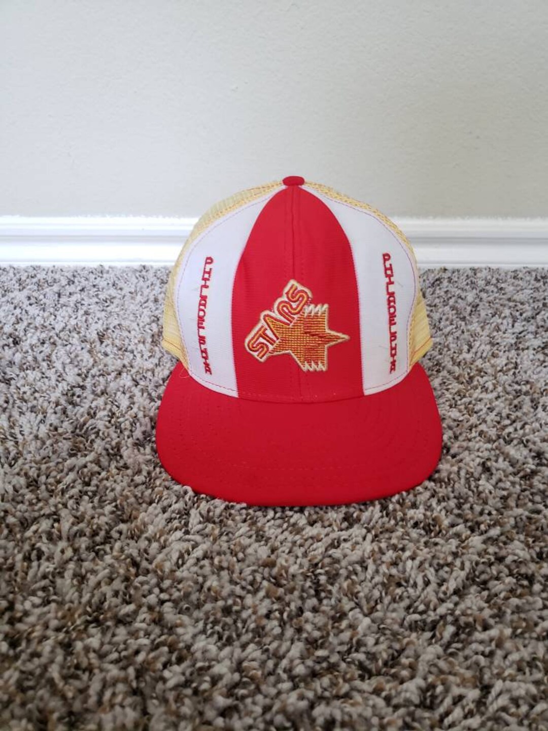1980's Philadelphia Stars USFL Football AJD Lucky Stripes Mesh Snapback ...