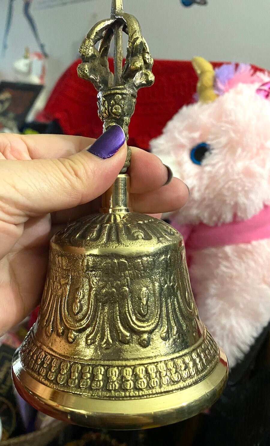 Tibetan Singing Bell With Dorje Vajra - Etsy