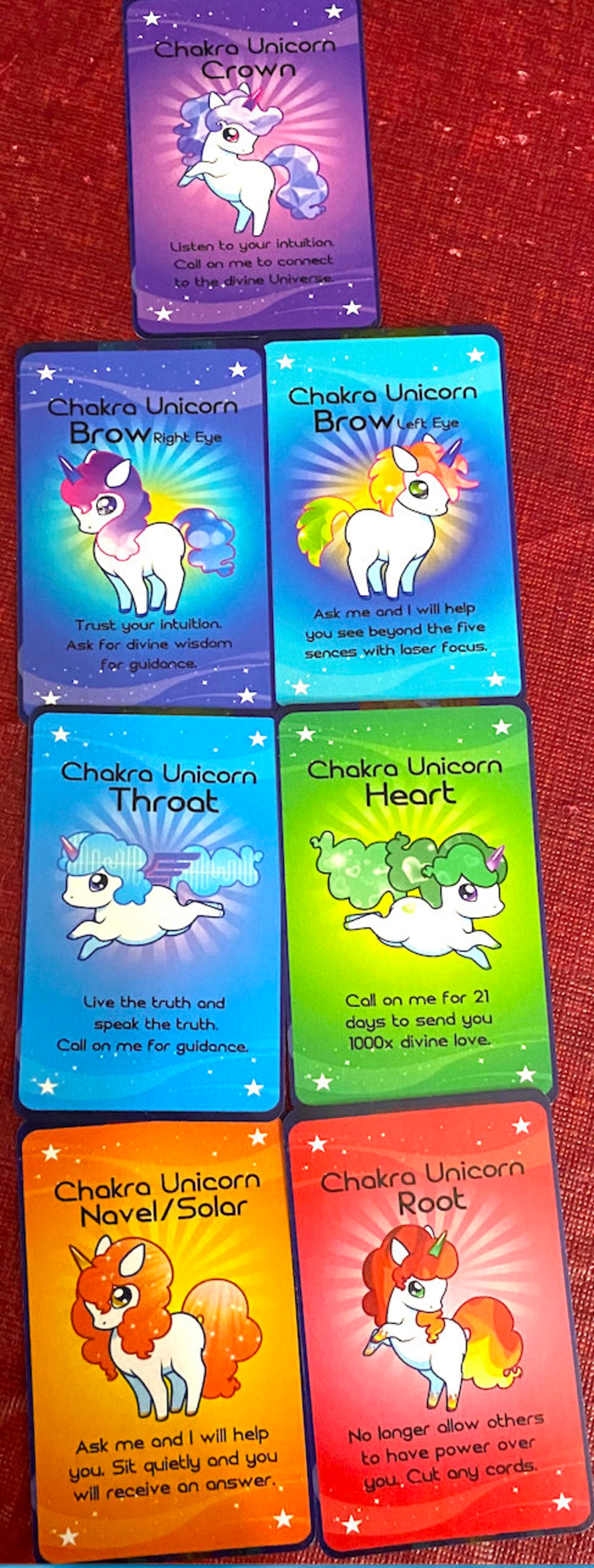 Happy Unicorn Oracle Deck - 49 Cards - Etsy