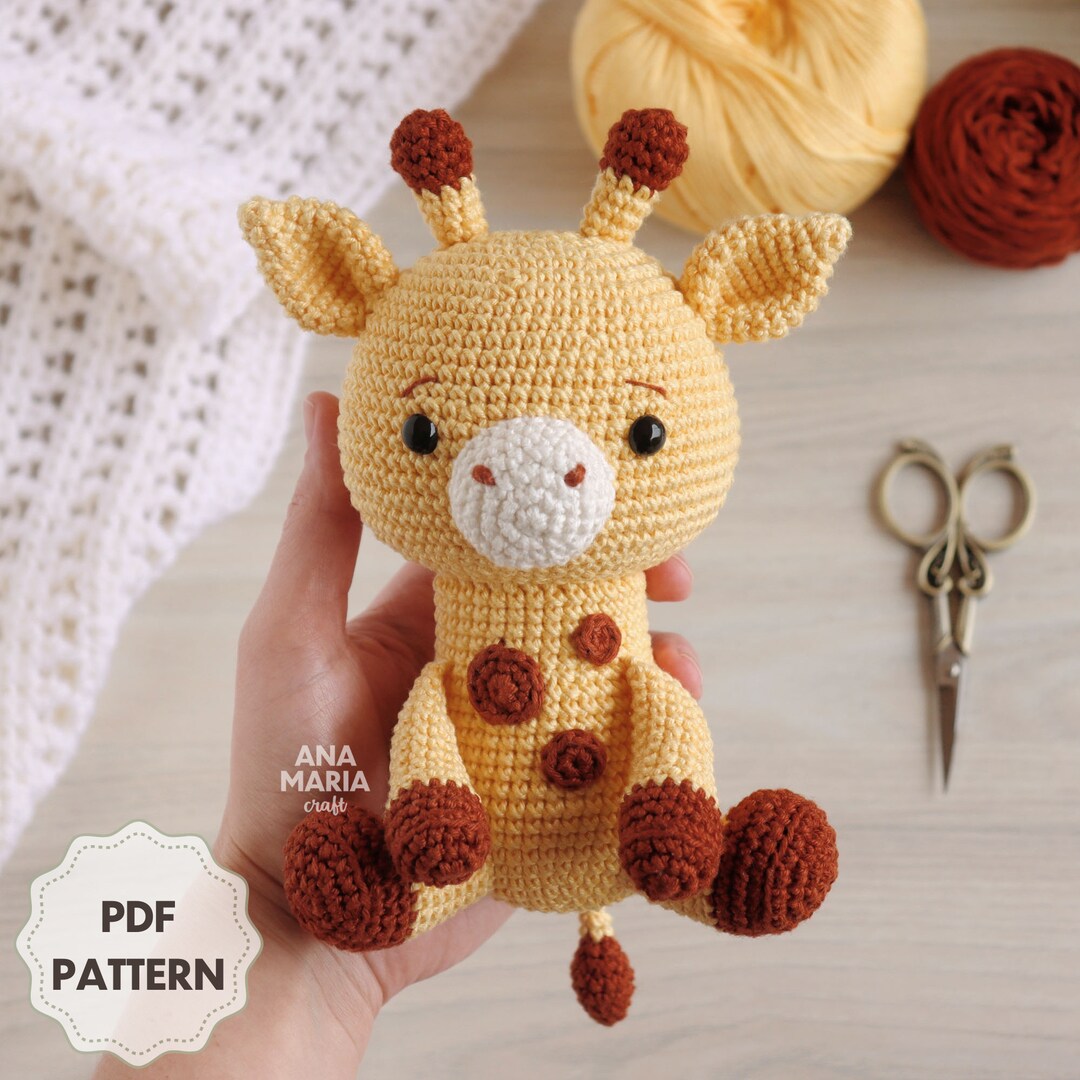 E-book Crochet Pattern Amigurumi Rafa the Giraffe Safari PDF (english ...