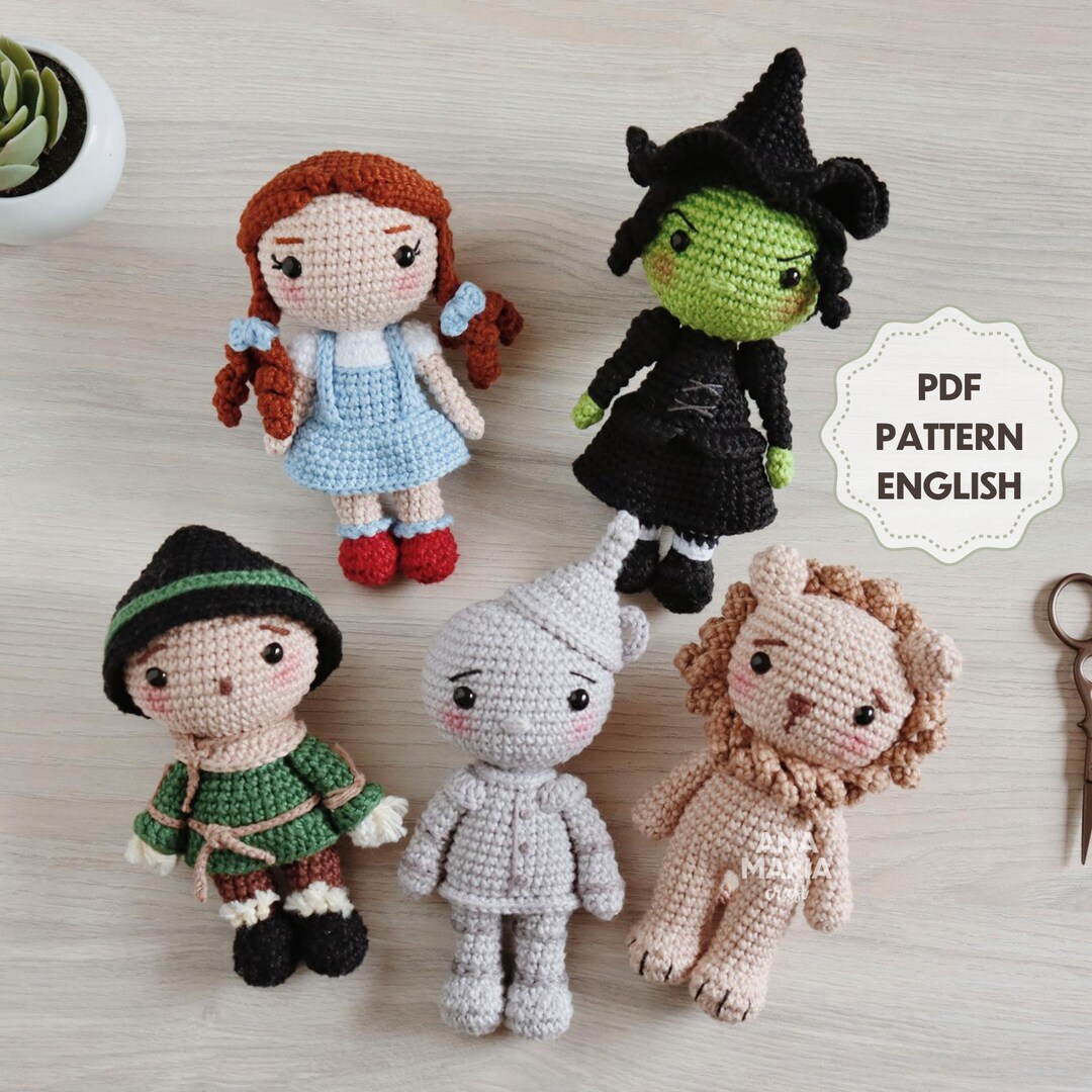 E-book Crochet Pattern Amigurumi Pack the Wizard of Oz - Etsy