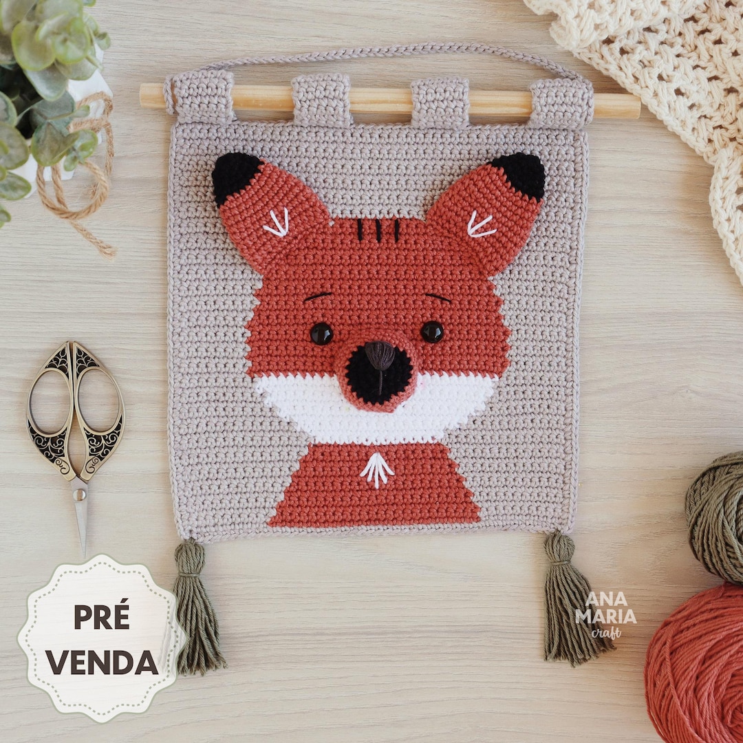 E-book Crochet Pattern Amigurumi Wall Hanging Panel Flag the - Etsy