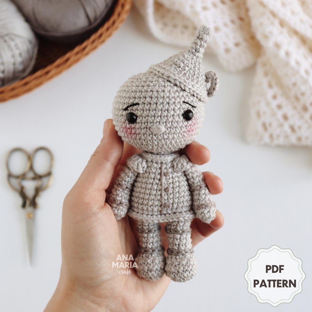 E-book Crochet Pattern Amigurumi - Tin Man - the Wizard of Oz - PDF ...