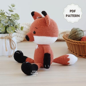 Crochet Amigurumi Pattern Bundle: Fox Maned Wolf Amigurumi, Baby Lovey ...