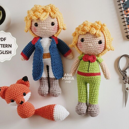 PDF: the Little Prince and the Fox Amigurumi Crochet Pattern - Etsy