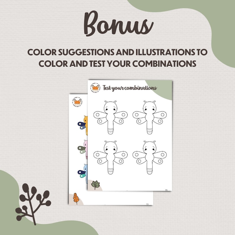 E-book Crochet Pattern Amigurumi Bel the Dragonfly Rattle PDF - Etsy