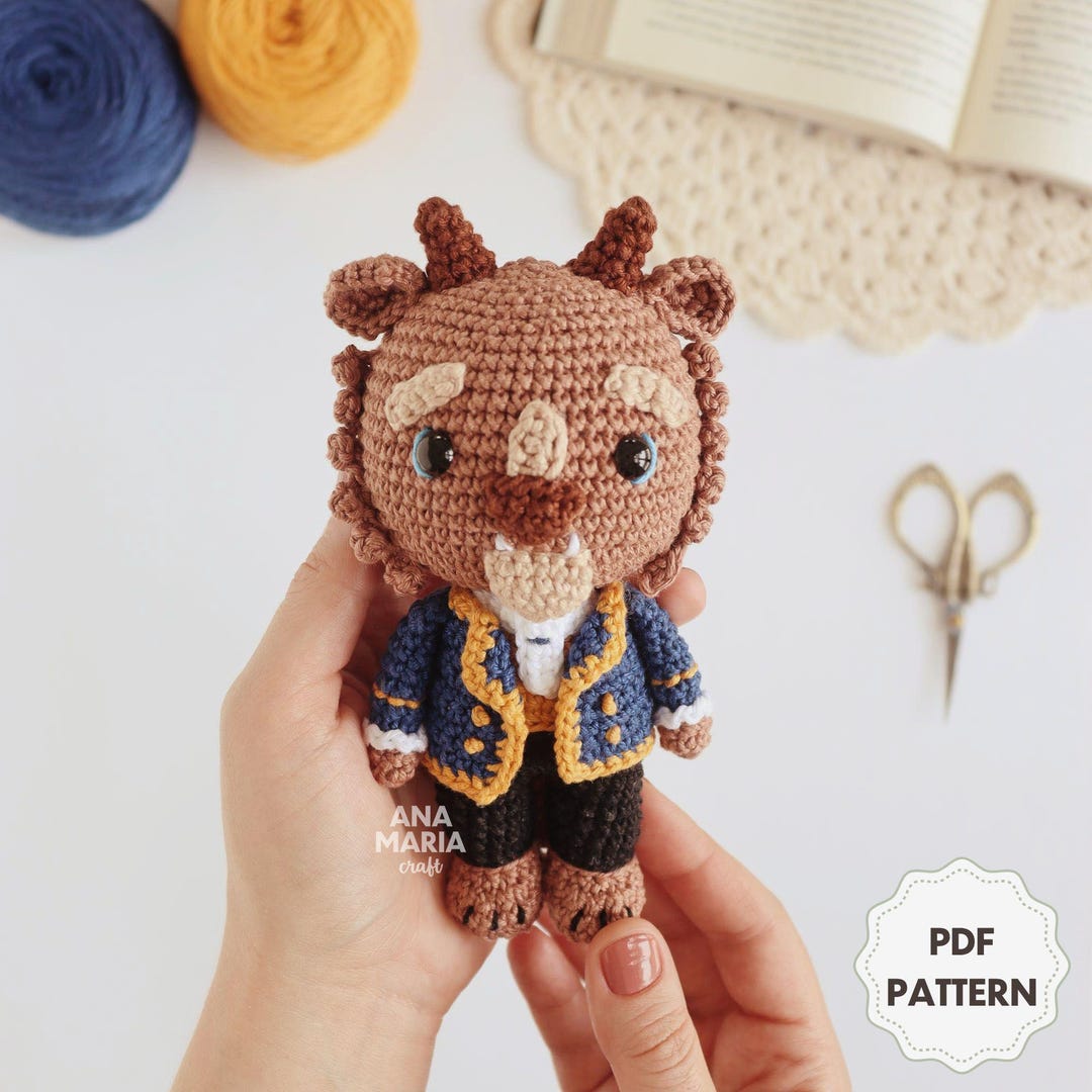 E-book Crochet Pattern Amigurumi Beast Beauty and the Beast PDF english ...