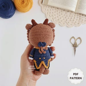 E-book Crochet Pattern Amigurumi Beast Beauty and the Beast PDF english ...