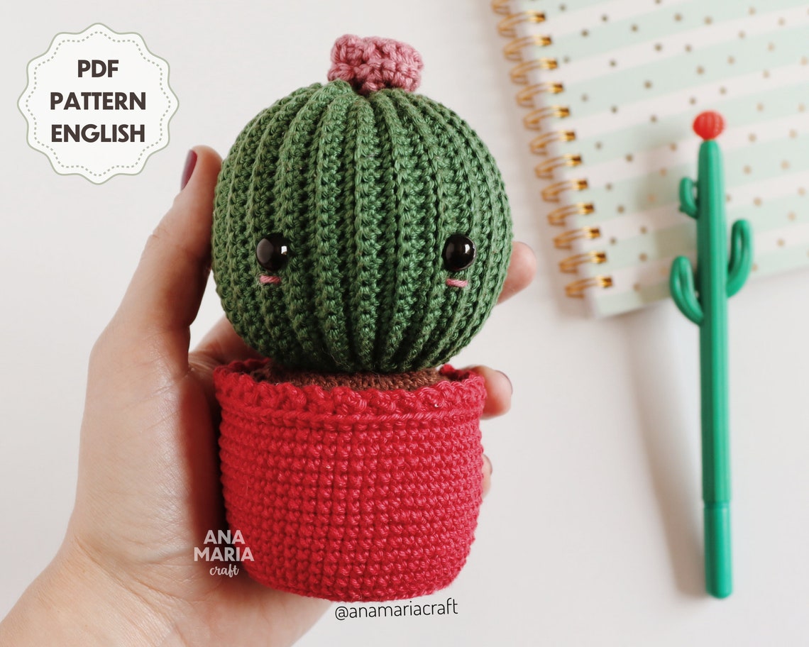E-book Crochet Pattern Amigurumi Catarina the Cactus PDF - Etsy
