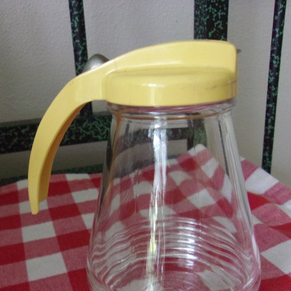 Glass Syrup Pitcher - Etsy
