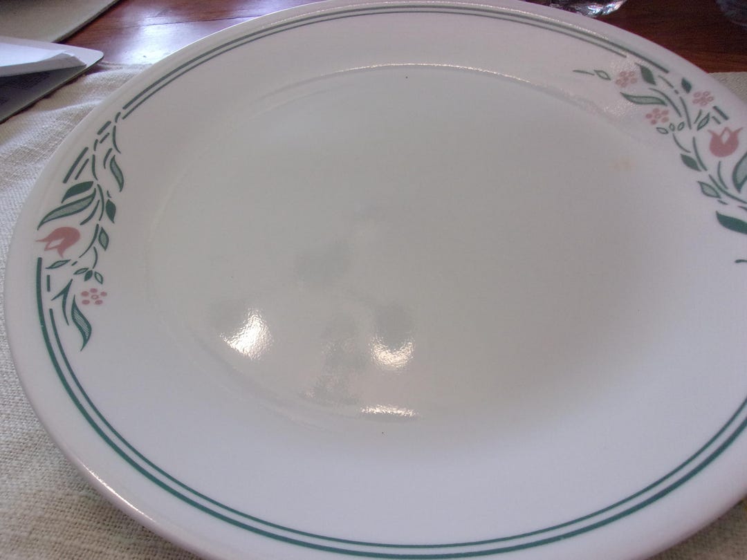 2 Corelle Plates in Rosemarie Pattern - Etsy