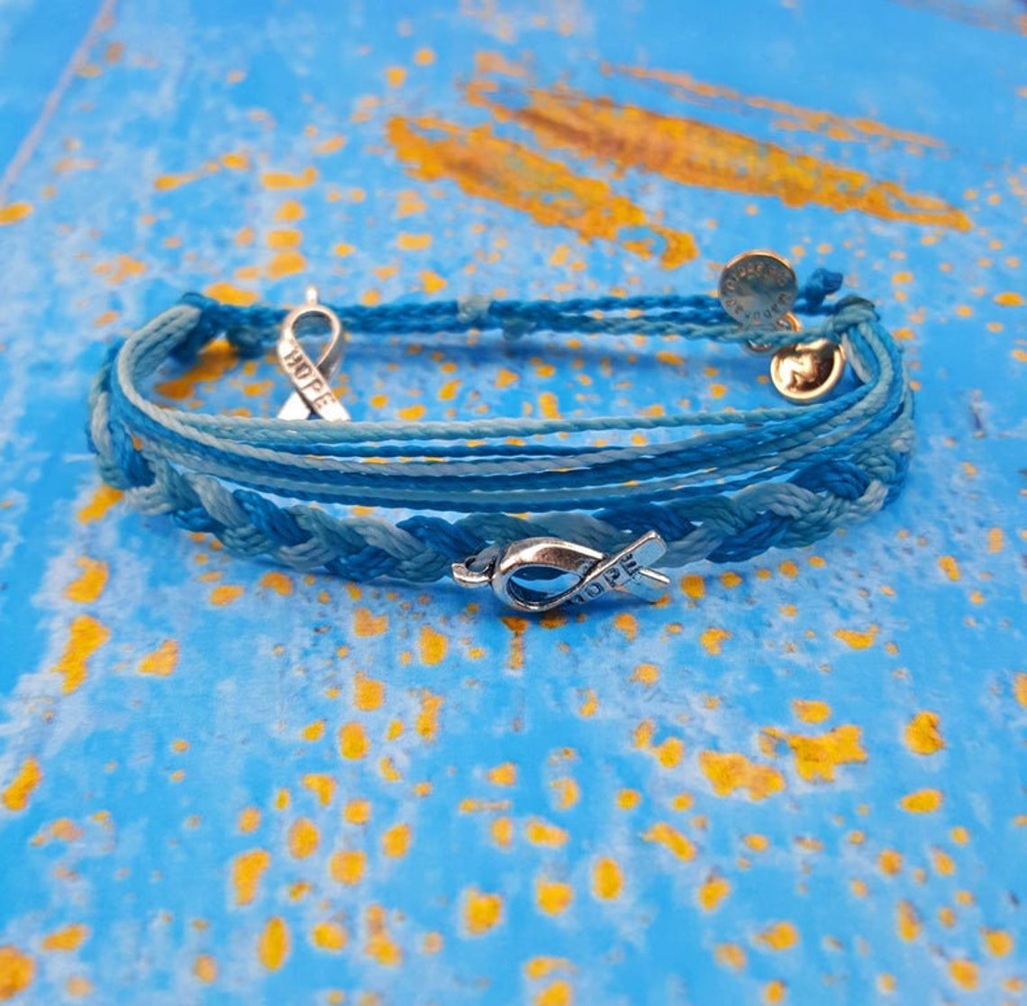 Prostate Cancer Awareness Bracelet by Mabuhay Bracelets® | Etsy