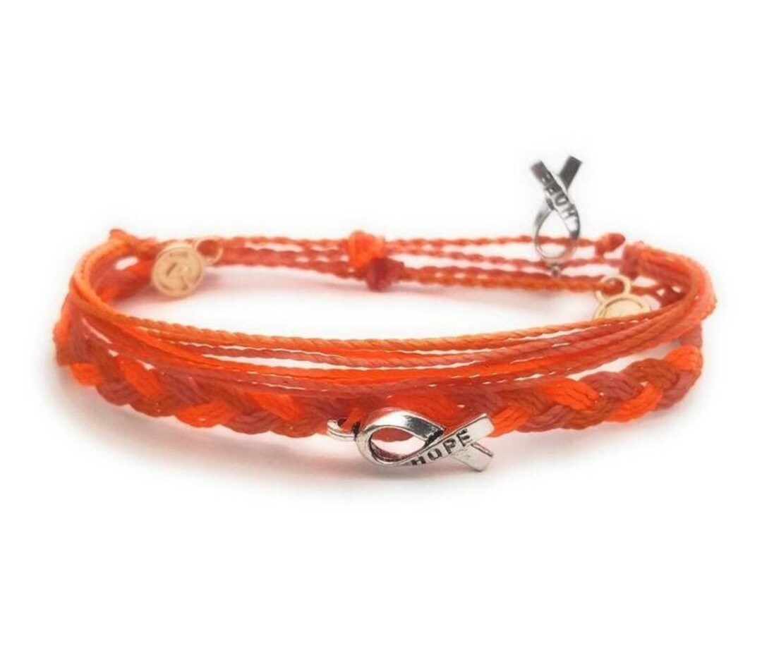 Multiple Sclerosis Awareness Bracelet, by Mabuhay Bracelets® - Etsy