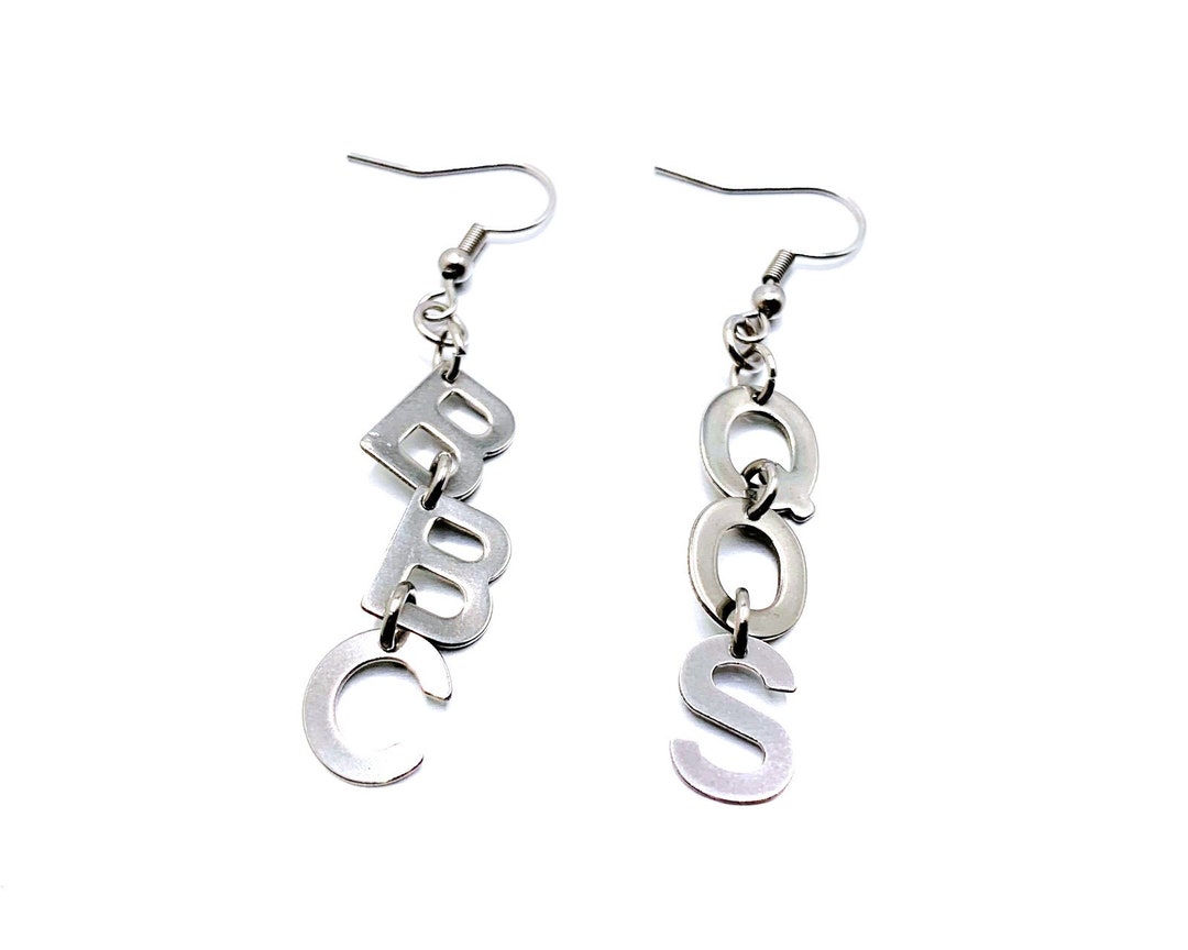 QOS BBC Earrings 100% Stainless Steel - Etsy