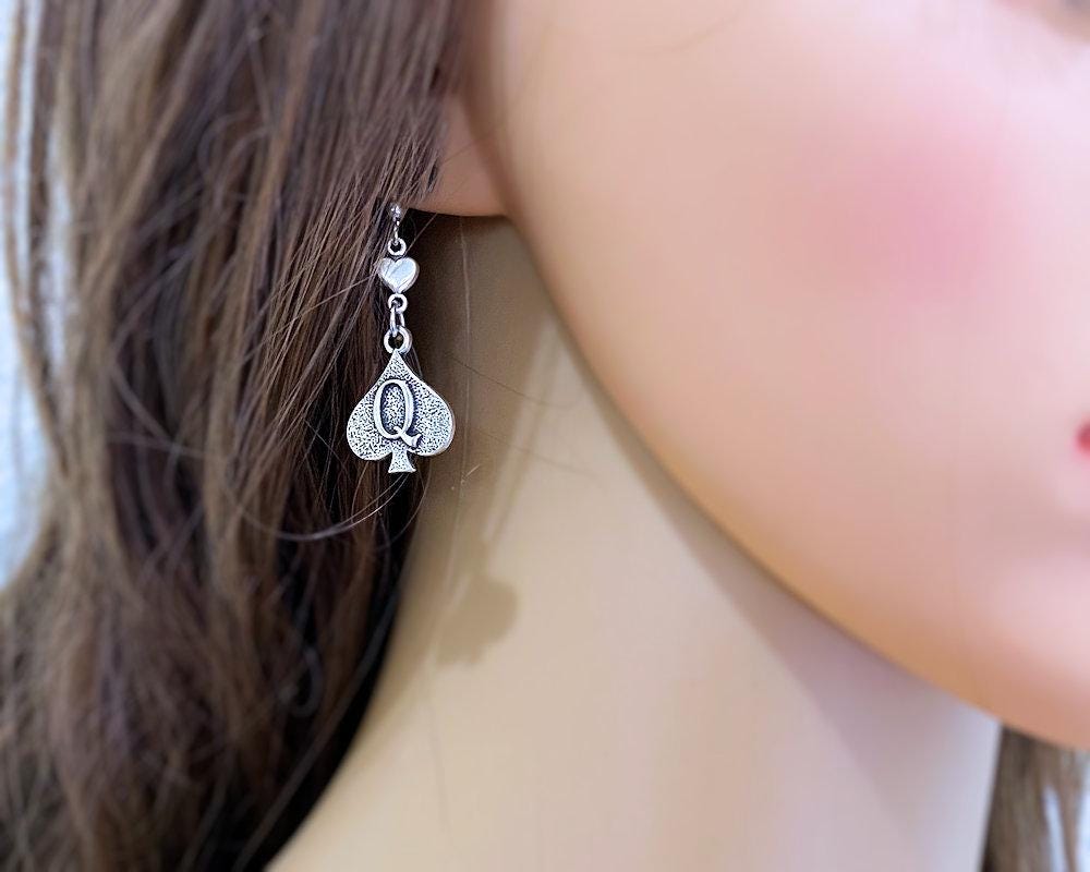 QOS BBC Queen of Spades BBC Earrings - Etsy