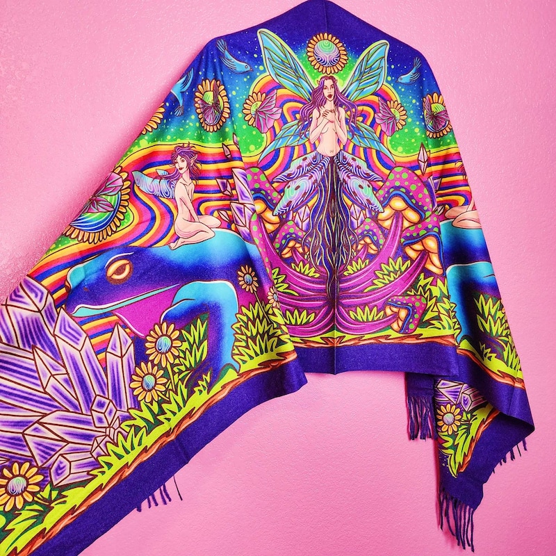 Rave Pashmina - Etsy