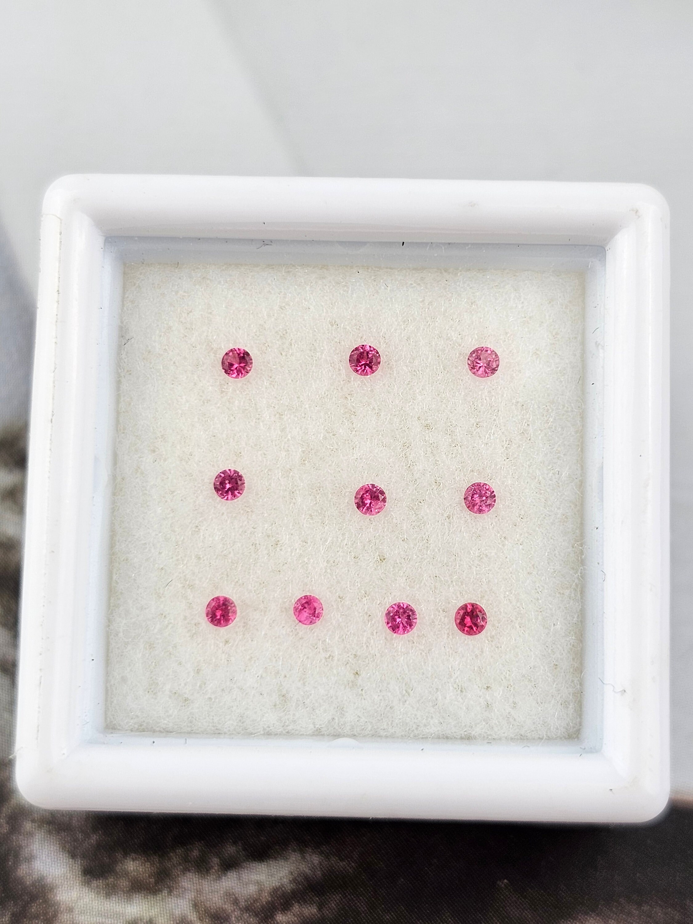 ONE SET ONLY Natural Spinel Untreated Spinel Hot Pink Neon Pink Spinel ...