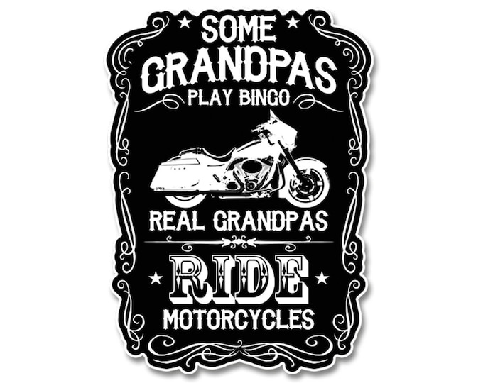 Grumpy Old Bikers Club 7 Inch Vinyl Decal for Cars, Trucks, Motorcycles ...