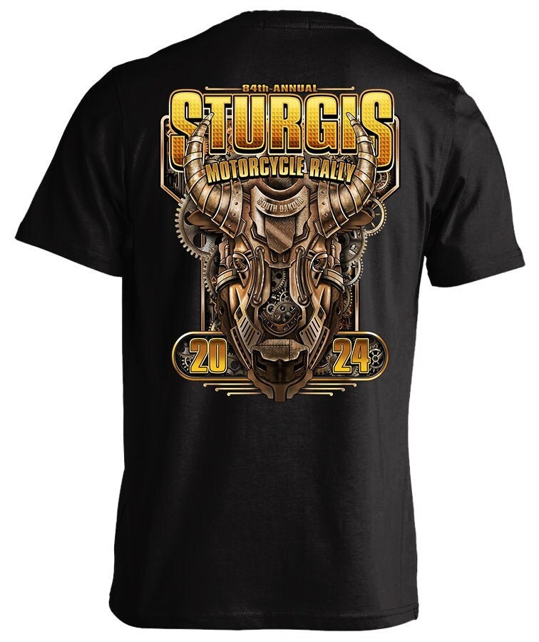 2024 Sturgis Motorcycle Rally Buffalo Steampunk T-shirt - 84th ...