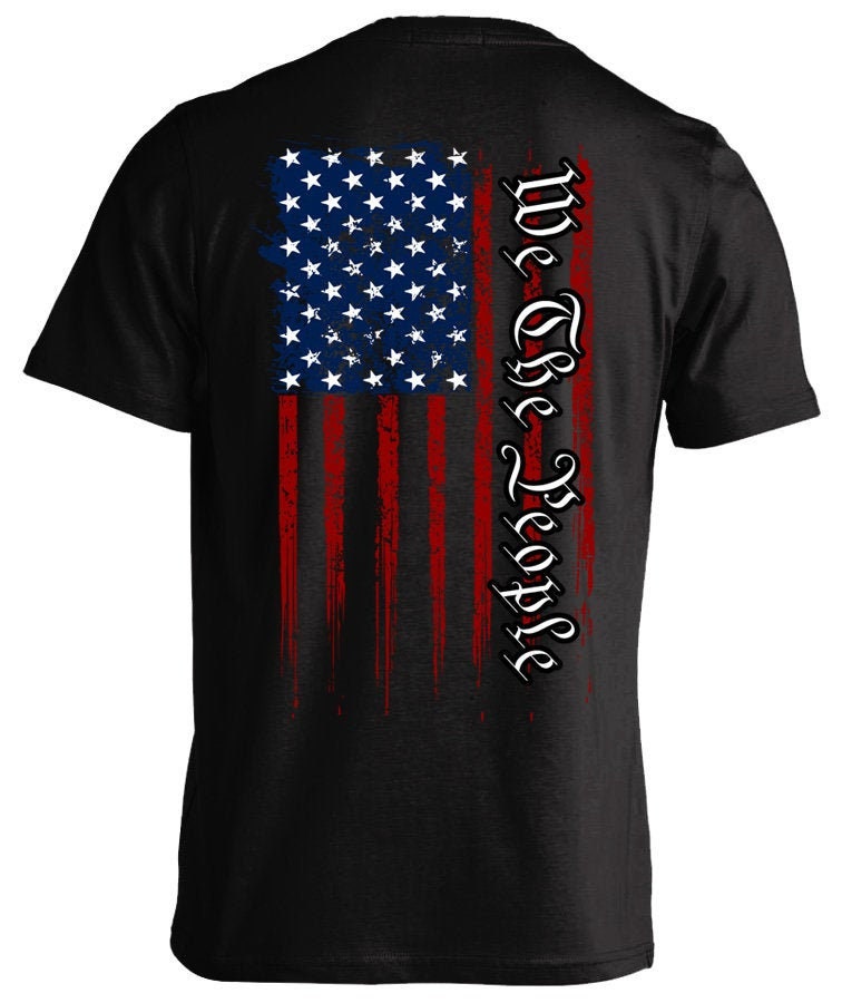 We the People American Flag Patriotic Men's T-shirt - Etsy