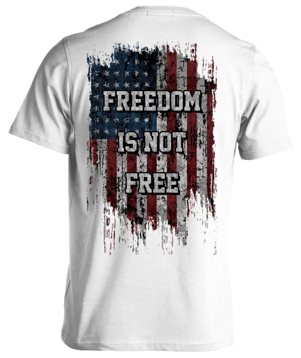 Freedom Is Not Free Military Patriotic Men's T-shirt | Etsy
