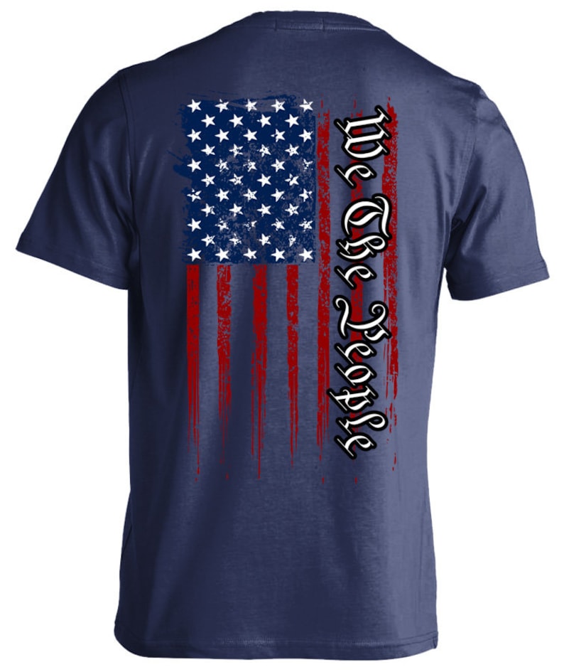 We the People American Flag Patriotic Men's T-shirt - Etsy
