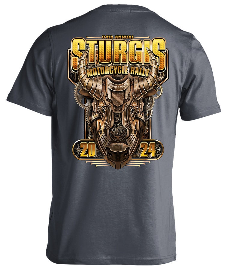 2024 Sturgis Motorcycle Rally Buffalo Steampunk T-shirt - 84th ...