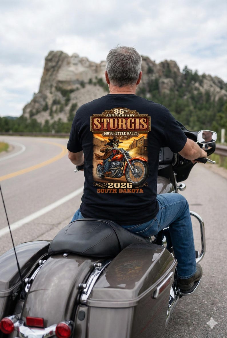 2026 Sturgis Motorcycle Rally Midnight Rider - 86th Anniversary - Etsy