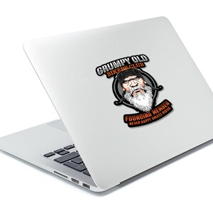 Grumpy Old Bikers Club 7 Inch Vinyl Decal for Cars, Trucks, Motorcycles ...