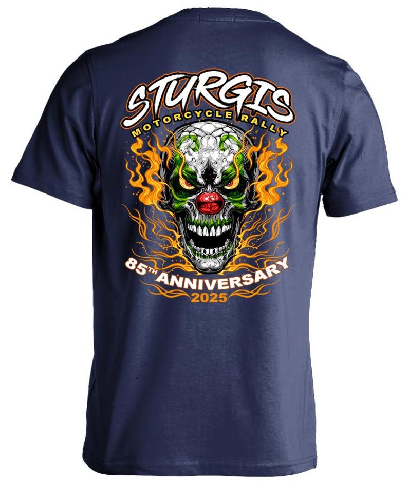 2025 Sturgis Motorcycle Rally Insane Clown T-shirt - 85th Anniversary ...