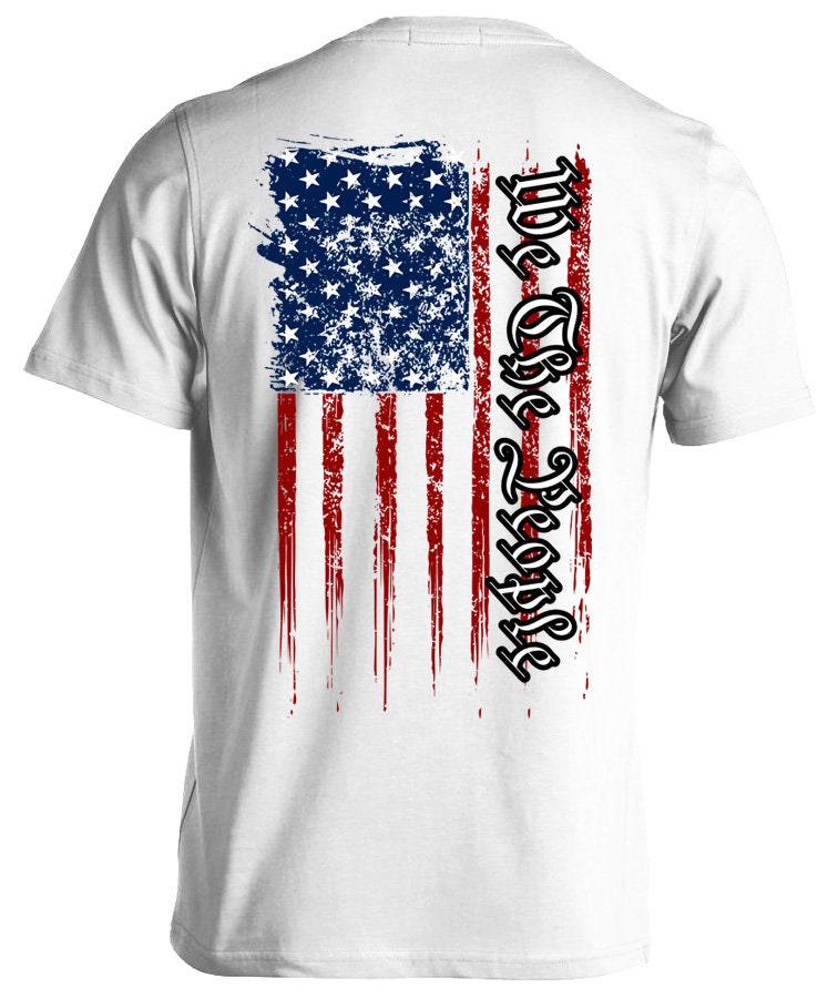 We the People American Flag Patriotic Men's T-shirt - Etsy