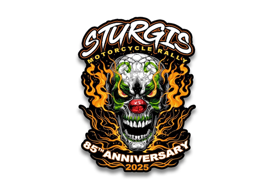 2025 Sturgis Rally Insane Clown - 85th Anniversary 7-inch Vinyl Decal ...