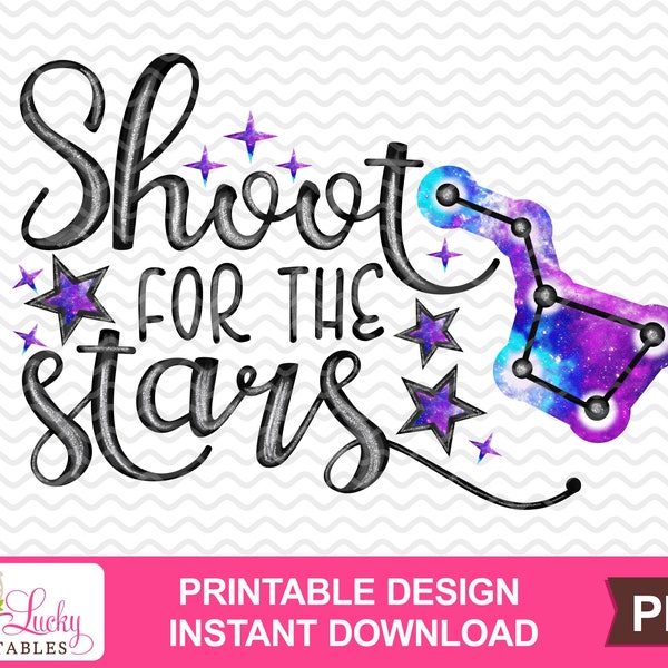 Shoot for the Stars Invitation - Etsy