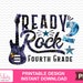 Ready to Rock Fourth Grade Watercolor Printable Sublimation - Etsy