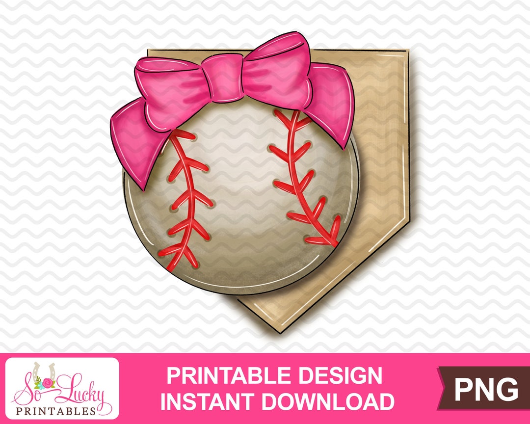 Baseball Home Plate Painted Printable Sublimation Design - Digital ...