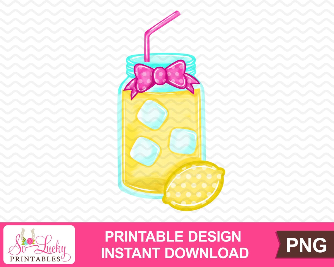 Lemonade Painted Printable Sublimation Design Digital - Etsy
